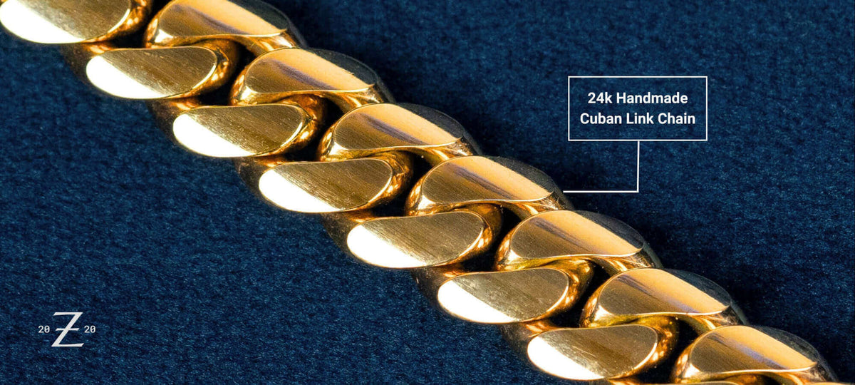 How 24K Gold Cuban Link Chains Are Made | GOLDZENN