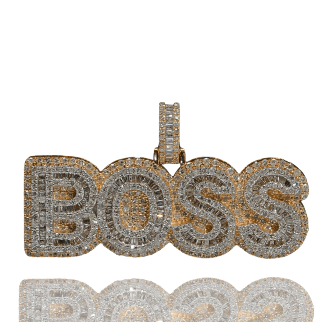 Boss Diamond Pendant – 1.81 CTW in 14K Yellow Gold | GOLDZENN