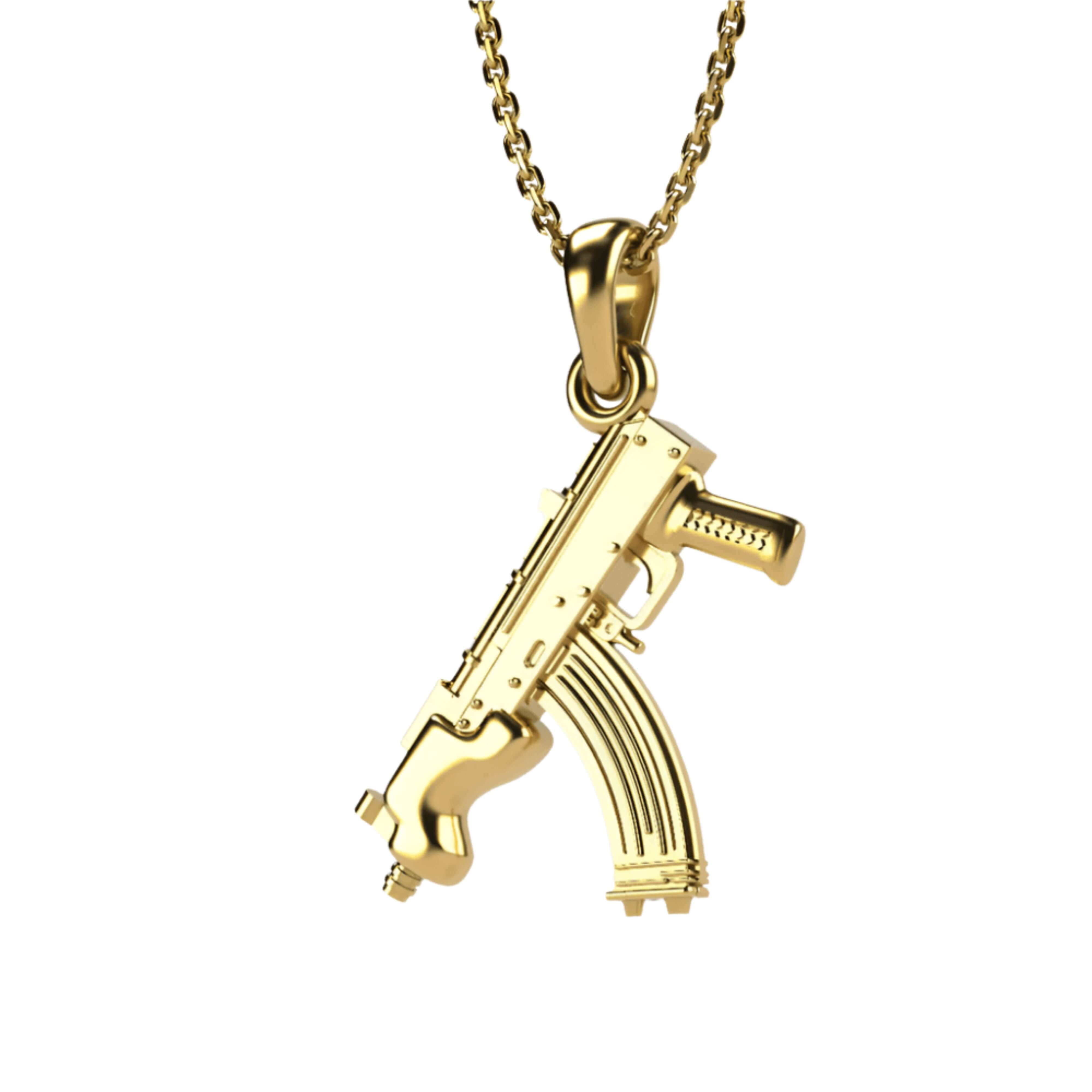 14K Gold Mini Draco Pendant – Symbol of Strength and Elegance – GOLDZENN