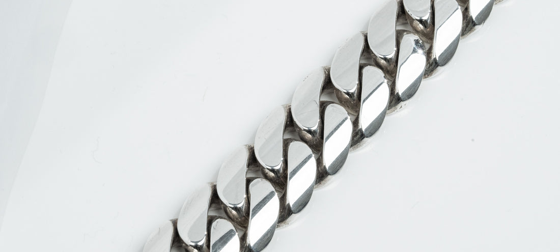 20mm Handmade Miami Cuban Link Bracelet - 950 Silver | GOLDZENN