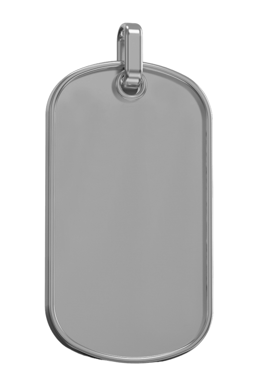 Custom Gold Dog Tag Pendant | 10K, 14K & Silver | GOLDZENN